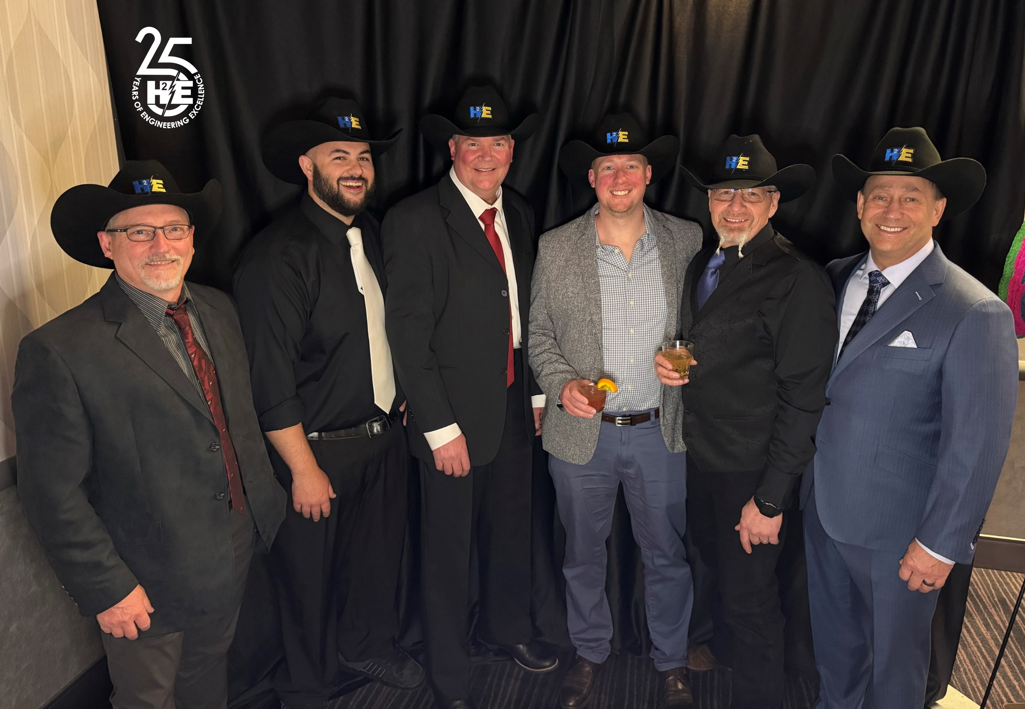 H2E 25th Anniversary Gala: Celebratory Cowboy Owners Hats